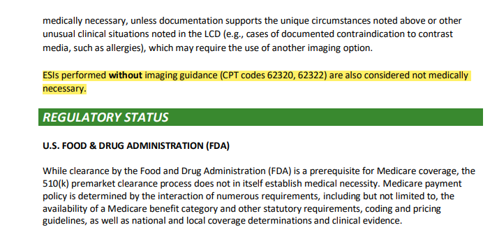 Spinal Epidural Steroid Injection