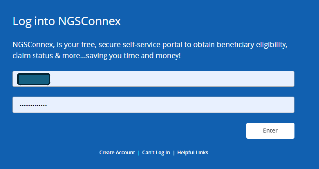 Connex - Eligibility & Benefits check